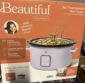 BEAUTIFUL 19627 Slow Cooker Touch Display Lavender Drew
