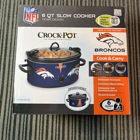 CROCK-POT SCCPNFL600-DB Denver Broncos Slow Cooker Dipper