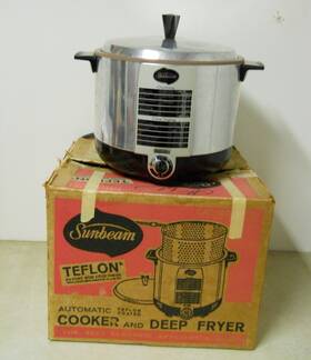 SUNBEAM TCF-6 Automatic Cooker Fryer Strainer Basket Teflon